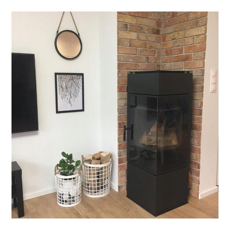 Terästakka STOVE SELF CLOSING STOVE THOR Ø 150 8 KW - Kratki